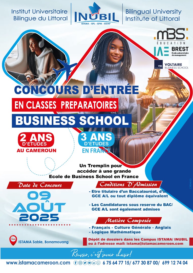 Admissions au Premier Cycle – INUBIL